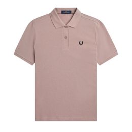 Fred Perry Poloshirt Mit Schwarzem Logo In Dunkelrosa