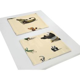 WIRTH Platzset &raquo;Kung Fu Panda&laquo; Universal Pictures beige Obermaterial: 100% Polyester B/L: 40cm x 30cm, 2 Stk., Polyester