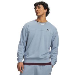 Under Armour Herren Sweatshirt &raquo;UA RIVAL LW CREW&laquo;, lockere Oversized-Passform, f&uuml;r Sportmode und aktive Freizeit blau L