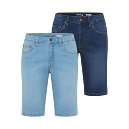 Arizona Herren Jeansshorts &raquo;Doppelpack Denimshorts&laquo; 2er-Pack, Regular-Fit, gerade geschnittenes Bein 33, N-Gr