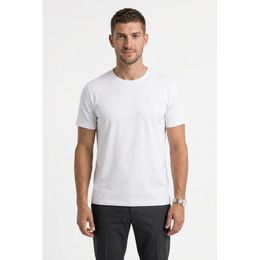 MARVELIS Herren MARVELIS T-Shirt aus Baumwolle, Rundhals, casual fit wei&szlig; S
