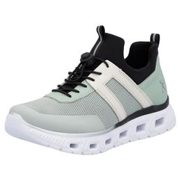 Rieker Sport Damen RIEKER Sport Slip-On Sneaker Sportschuh, Halbschuh, Freizeitschuh in veganer Verarbeitung gr&uuml;n 40