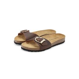 ELBSAND Pantolette 'Sandale, Mule, offener Schuh, Sommerschuhe, Lederpantolette' camelfarben Gr. 42 f&uuml;r Damen