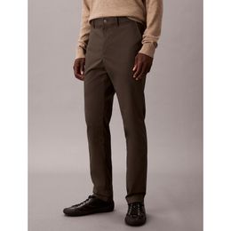 Calvin Klein Herren Chinohose &raquo;SLIM SATEEN CHINO TROUSER&laquo; slim fit braun 36, L&auml;nge 32