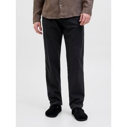 Jack & Jones Jack & Jones Herren Stoffhose &raquo;JPSTKANE HYBRID BONDI JOGGER SN&laquo; Baumwolle mit Leinen, locker geschnitten schwarz S, N-Gr