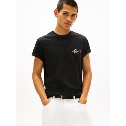 Tommy Jeans Herren T-Shirt &raquo;TJM SLIM FIT SIGN CHEST&laquo; mit Markenprint XXL