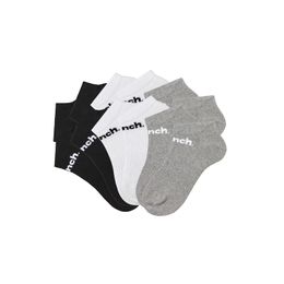 Bench. Herren Sportsocken &raquo;Damen Herren Sneaker Socken, Laufsocken niedrige Socken&laquo; Packung, 12 Paar tlg. Sneakersocken mit klassischem Logoschriftzug