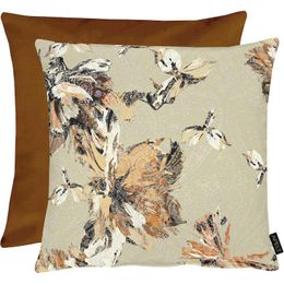 Apelt Dekokissen &raquo;Magali&laquo; Wendekissenh&uuml;lle ohne F&uuml;llung beige Obermaterial: 100% Polyester B/L: 46cm x 46cm, 1 Stk.
