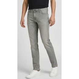 Jack & Jones Jack & Jones Herren Regular-fit-Jeans &raquo;JJICLARK im Used-Look, Stretchkomfort und niedrige Leibh&ouml;he&laquo; Baumwollmischung, regular fit grau 31, L&auml;nge 30