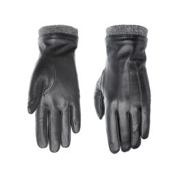 Pearlwood Damen Pearlwood Lederhandschuhe &raquo;Daisy&laquo; Touchscreenf&auml;hig - mit 10 Fingern bedienbar, Ziern&auml;hte schwarz 8