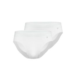 G&ouml;tzburg G&ouml;tzburg Herren G&Ouml;TZBURG Slip &raquo;X-lastic&laquo; 2er-Pack, basic, elastischer Bund, eng, weich, atmungsaktiv, Baumwollmix wei&szlig; 6L