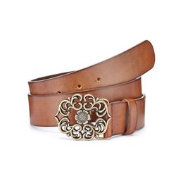 Lascana H&uuml;ftg&uuml;rtel 'Lederg&uuml;rtel, Hoseng&uuml;rtel, Jeansg&uuml;rtel, G&uuml;rtel' braun Gr. 80 f&uuml;r Damen. Nachhaltig.