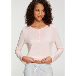 s.Oliver Damen s.Oliver Pyjamaoberteil mit Knopfleiste rosa 32/34