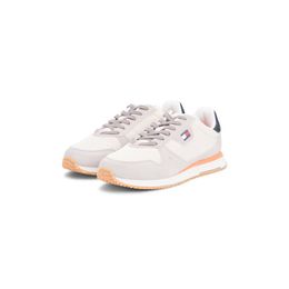 Tommy Jeans Herren Sneaker &raquo;TJM EVA RUNNER LEATHER&laquo; Freizeitschuh, Halbschuh, Schn&uuml;rschuh mit seitlicher Logoflagge 44