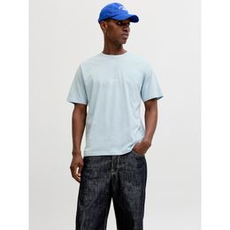 Jack & Jones Jack & Jones Herren T-Shirt &raquo;JJESOHO TEE SS CREW NECK NOOS&laquo; Baumwolle, relaxed fit blau XL