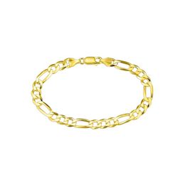Bruno Banani Herren Armband &raquo;Schmuck Geschenk Silber 925 Armschmuck Armkette Figarokette&laquo; gold 19, Silber 925 (Sterlingsilber)