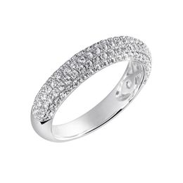 Firetti Damen Fingerring &raquo;Schmuck Geschenk Silber 925 Silberring Pav&eacute;&laquo; mit Zirkonia (synth.) silber 62, Silber 925 (Sterlingsilber), 3,1mm