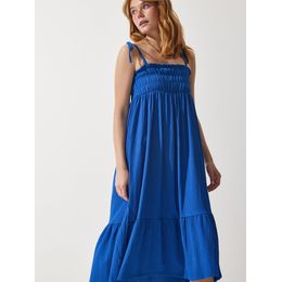 Happiness İstanbul Kleid Damen Gr&ouml;&szlig;e 36 royalblau