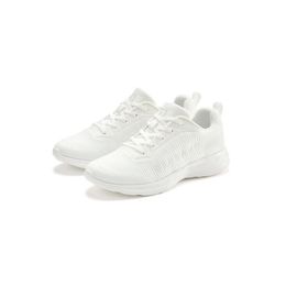 ELBSAND Sneaker 'Freizeitschuh, Halbschuh, Turnschuh' wei&szlig; Gr. 36 f&uuml;r Damen. Mit Logoschriftzug
