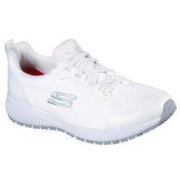 Skechers Damen Berufsschuh &raquo;SQUAD SR&laquo; , Sneaker f&uuml;r Gastronomie & Pflege mit gepolstertem Schaftrand wei&szlig; 41