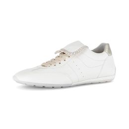 Gabor Damen Sneaker Freizeitschuh, Halbschuh, Schn&uuml;rer mit Ziern&auml;hten und Kontrastbesatz 38