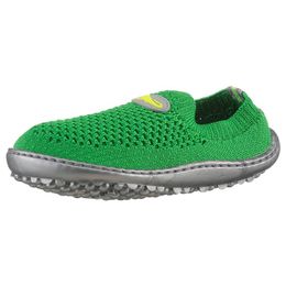 Leguano M&auml;dchen Barfu&szlig;schuh &raquo;LEGUANITO SCIO&laquo; , Sneaker, Slipper, Schlupfschuh, Komfortschuh im Knitwear Look gr&uuml;n 23