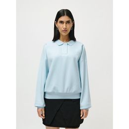 Leger Damen LeGer Sweatshirt &raquo;Janneke, LeGer by Lena Gercke&laquo;, mit Kragen, normale Passform blau 34