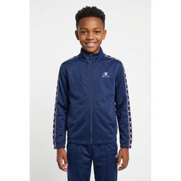 Champion Jungen Trainingsanzug &raquo;SPORT INSPIRED tracksuit with tape&laquo; 2 tlg. zweiteiliges Set, mit komfortabler Passform, aus Polyester blau M (140/146)