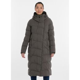 Ragwear Damen Steppmantel &raquo;PAVLA LONG&laquo; verdeckter Rei&szlig;verschluss beige L