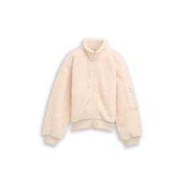 Tom Tailor M&auml;dchen Tom Tailor Sweatjacke mit Tasche beige 176