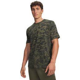 Under Armour Herren T-Shirt &raquo;UA ABC CAMO SS&laquo; sportlicher Stil, aus Baumwolle und Polyester, mit kurzen &Auml;rmeln gr&uuml;n S