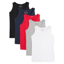bonprix Damen bonprix Longtop Packung, 5 tlg. figurumspielende Passform, po-bedeckend bunt 40/42 (M)