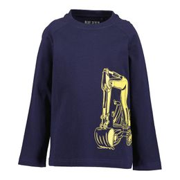 Blue Seven Jungen Langarmshirt Baumwolle, reflektierender "Glow-in-the-dark" Print blau 98