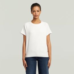 G-Star Raw G-Star Damen G-STAR T-Shirt &raquo;Raglan&laquo; Rundhalsform, mit angesetztem B&uuml;ndchen wei&szlig; XL