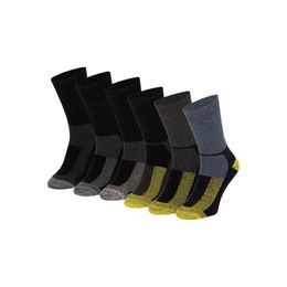 Apollo Herren Socken &raquo;Arbeitsocken&laquo; 6 Paar tlg. Funktionelle Arbeits-Thermosocken bunt 43-45