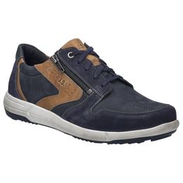 Josef Seibel Herren Sneaker &raquo;Enrico 20&laquo; , Freizeitschuh, Komfortschuh, Schn&uuml;rschuh in Weite G (weit) blau 46