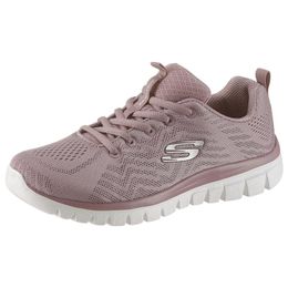 Skechers Damen Sneaker &raquo;Graceful - Get Connected&laquo; Freizeitschuh, Halbschuh, Schn&uuml;rschuh f&uuml;r die Maschinenw&auml;sche geeignet beige 36