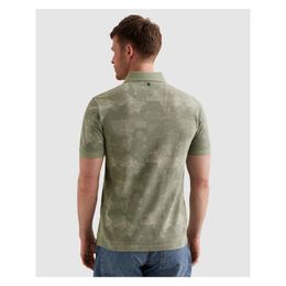 PME-Legend Pme Legend Herren PME LEGEND Poloshirt &raquo;Short sleeve polo printed two tone pique&laquo; mit Logo Stickerei 3XL