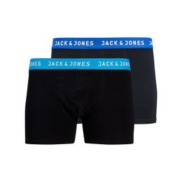 Jack & Jones Jack & Jones Herren Trunk &raquo;JACRICH TRUNKS 2 PACK NOOS&laquo; Packung, 2er-Pack, 2 Stk. blau S, 2 Stk.