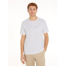Tommy Hilfiger Herren T-Shirt &raquo;ESSENTIAL SOLID POCKET TEE&laquo; wei&szlig; M