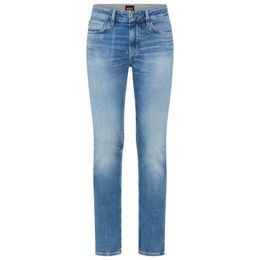BOSS Orange Herren BOSS Orange 5-Pocket-Jeans &raquo;Delaware Soft-Motion-Denim&laquo; Schmale Passform Mittlere Leibh&ouml;he blau 34, L&auml;nge 34