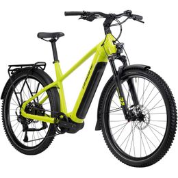 Haibike Unisex &raquo;Trekking 5 High&laquo; 11 Gang Shimano Cues U6000 Shadow+ Schaltwerk Kettenschaltung Mittelmotor 250 W gelb 45cm, 27,5 Zoll (69,85cm)