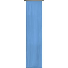 WIRTH Schiebegardine &raquo;Umea&laquo; Paneelwagen 1 Stk. tlg. blau Jacquard, Polyester 175cm, Paneelwagen, 60cm