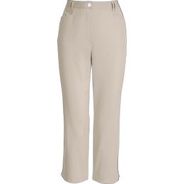 COSMA Damen 7/8-Hose schmutzabweisend und knitterarm stein, Gr&ouml;&szlig;e 20