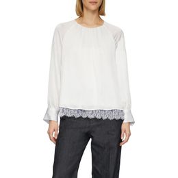 s.Oliver BLACK LABEL Damen s.Oliver BLACK LABEL Langarmbluse mit leichter Rippstruktur beige 36