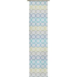 WIRTH Schiebegardine &raquo;Zirbello&laquo; Paneelwagen 1 Stk. tlg. blau Jacquard, Baumwolle, Polyester 145cm, Paneelwagen, 60cm