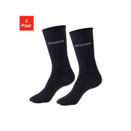 Copenhagen Studios Damen Basicsocken Packung, 2 Paar tlg. gerippt, mit w&auml;rmender Wolle 35-38