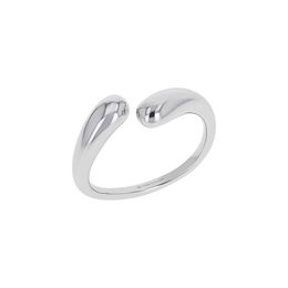 Tom Tailor Damen Tom Tailor Fingerring &raquo;Schmuck Geschenk Edelstahl Tropfen&laquo; 56, Edelstahl, 1,5mm
