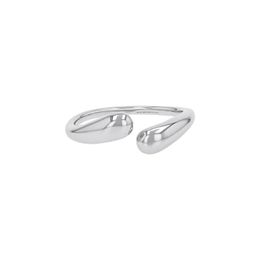 Tom Tailor Damen Tom Tailor Fingerring &raquo;Schmuck Geschenk Edelstahl Tropfen&laquo; 58, Edelstahl, 1,5mm