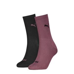 Puma Herren Puma Socken &raquo;Puma WOMEN SOCK&laquo; 2 Paar, mit atmungsaktivem Mesh zur Bel&uuml;ftung, um k&uuml;hl und trocken zu bleiben rosa 39-42